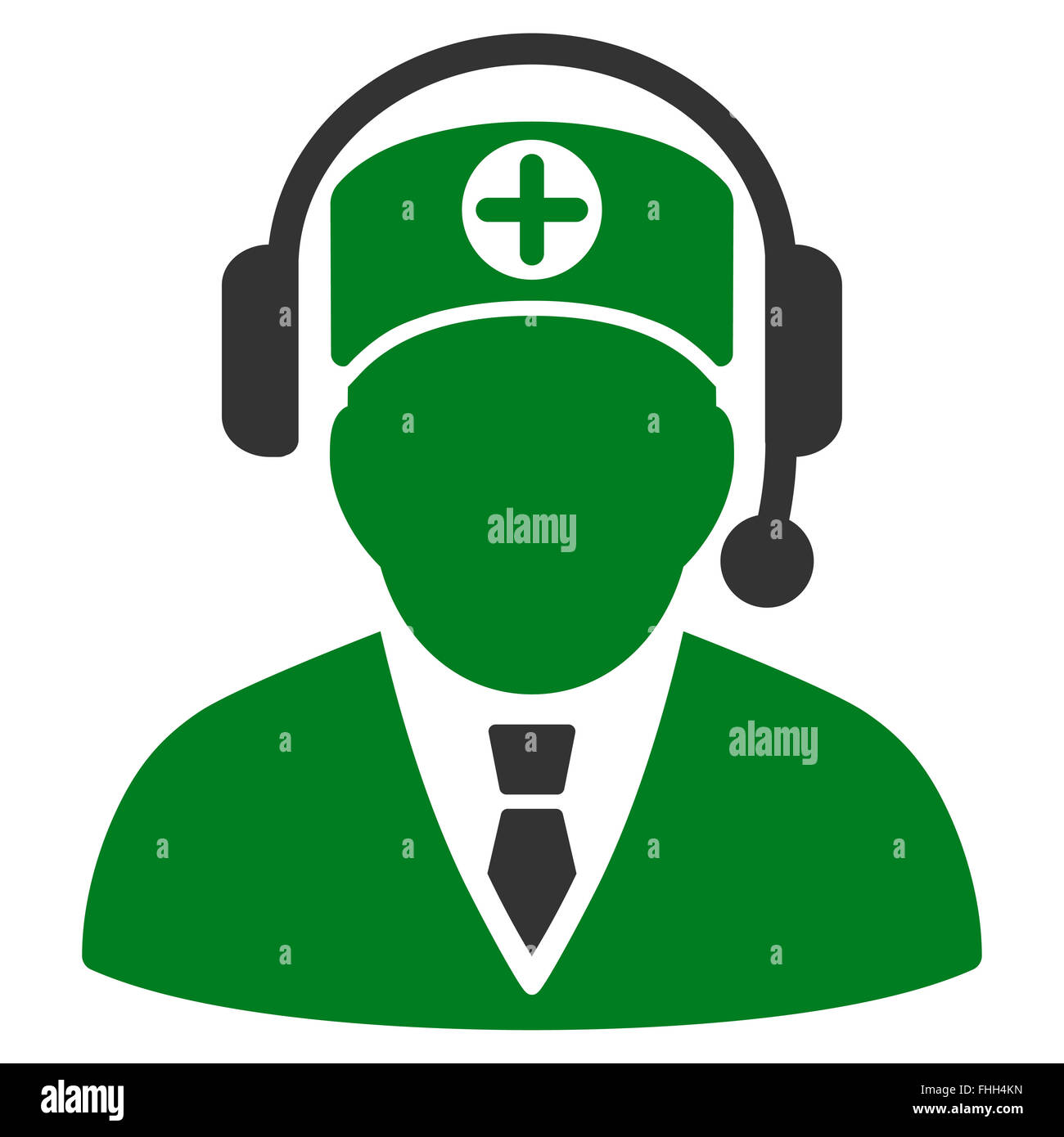 Medical Operator Icon Stock Photo - Alamy
