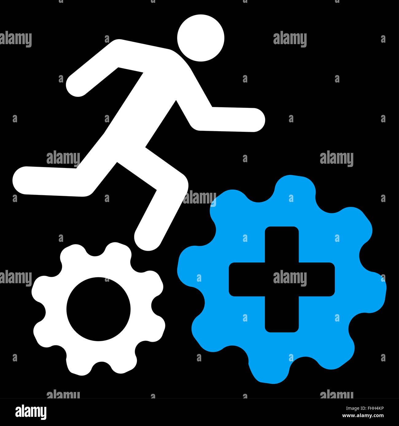 Treatment Process Icon Stock Photo - Alamy