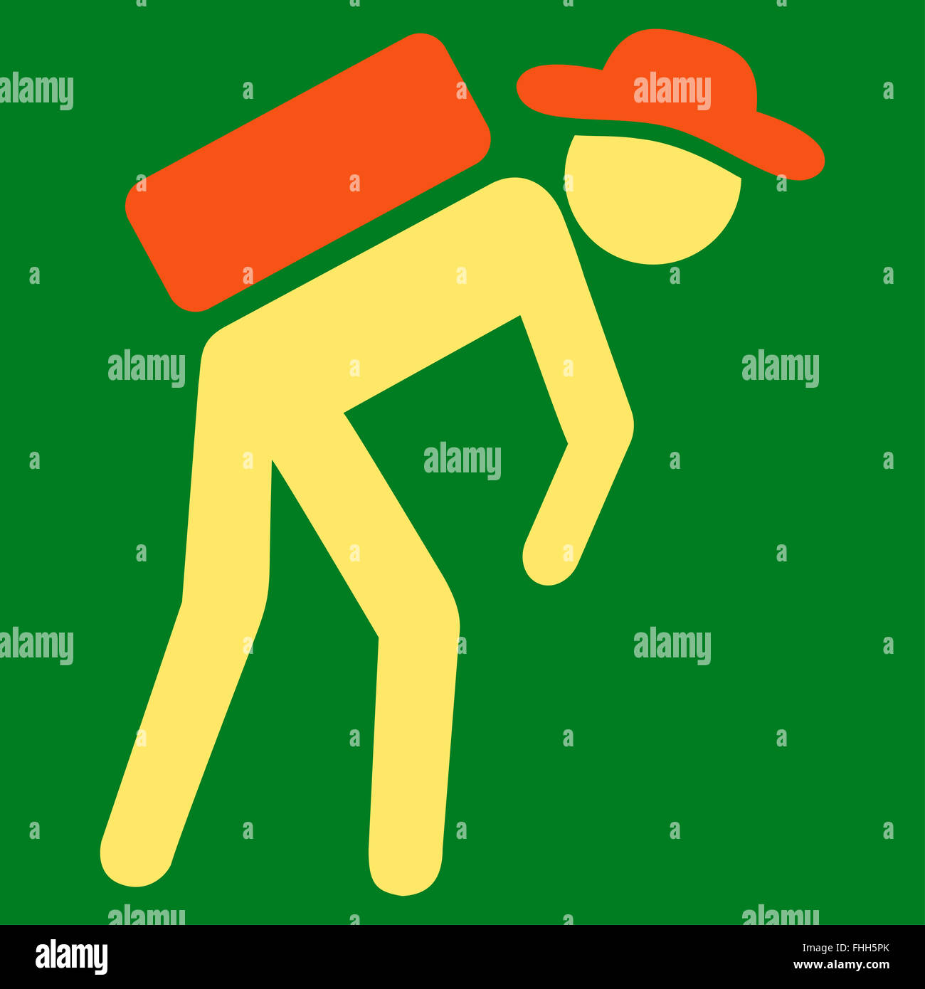 Male Porter Icon Stock Photo - Alamy