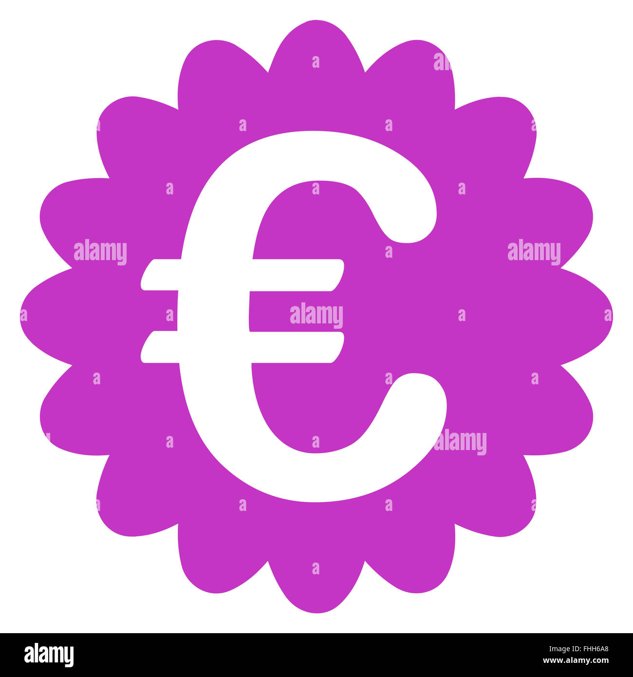 Euro Award Seal Icon Stock Photo - Alamy