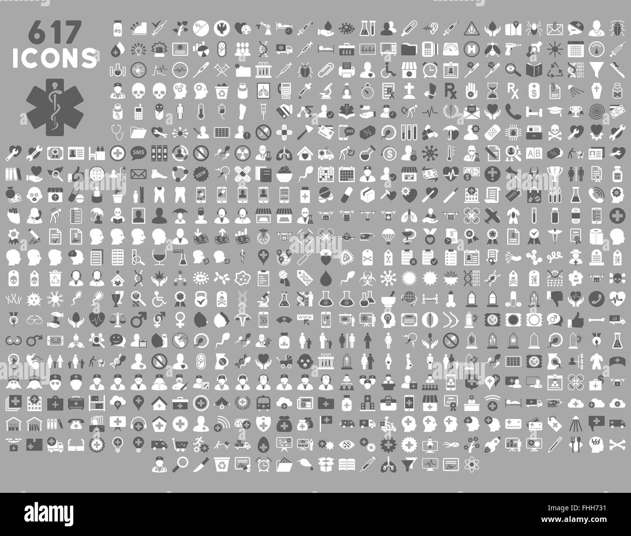 Medical icon collection Stock Photo - Alamy