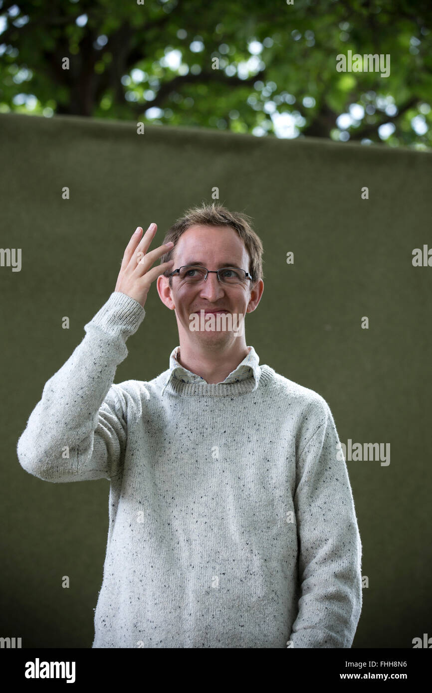 Award-winning British writer Nathan Filer, pictured at the Edinburgh ...