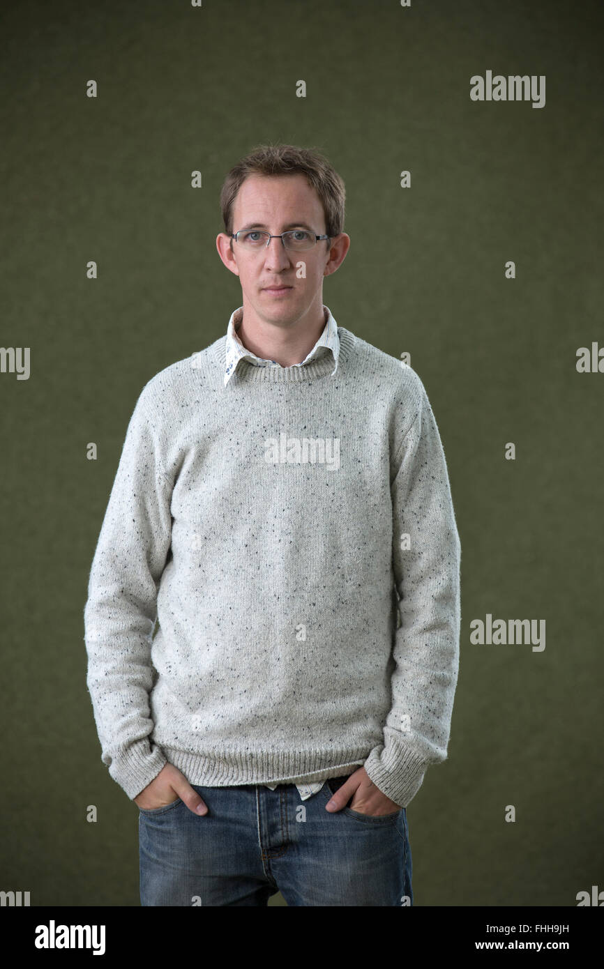 Award-winning British writer Nathan Filer, pictured at the Edinburgh ...