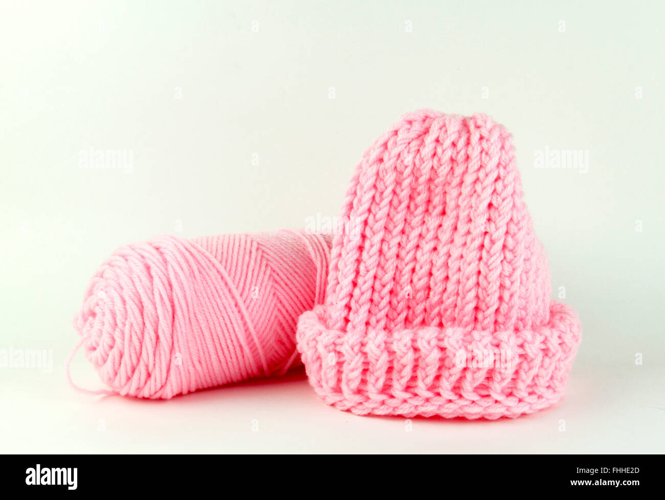 Pink knitted cap hi-res stock photography and images - Alamy