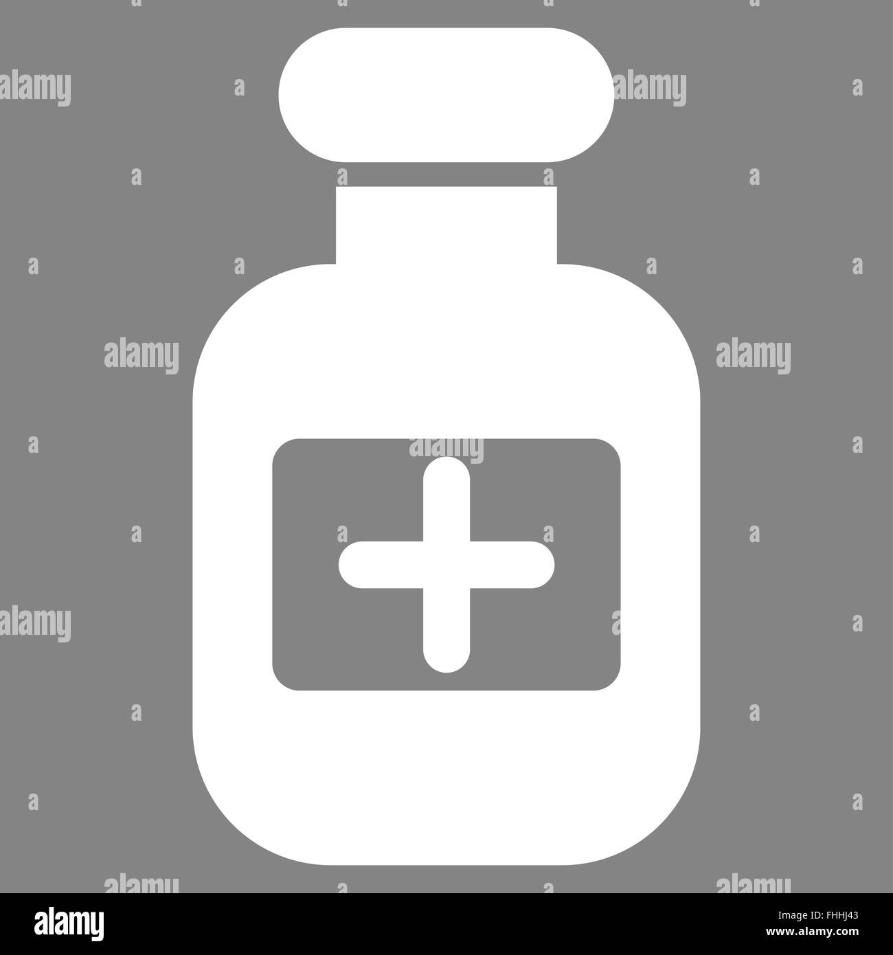 Drugs Bottle Icon Stock Photo - Alamy