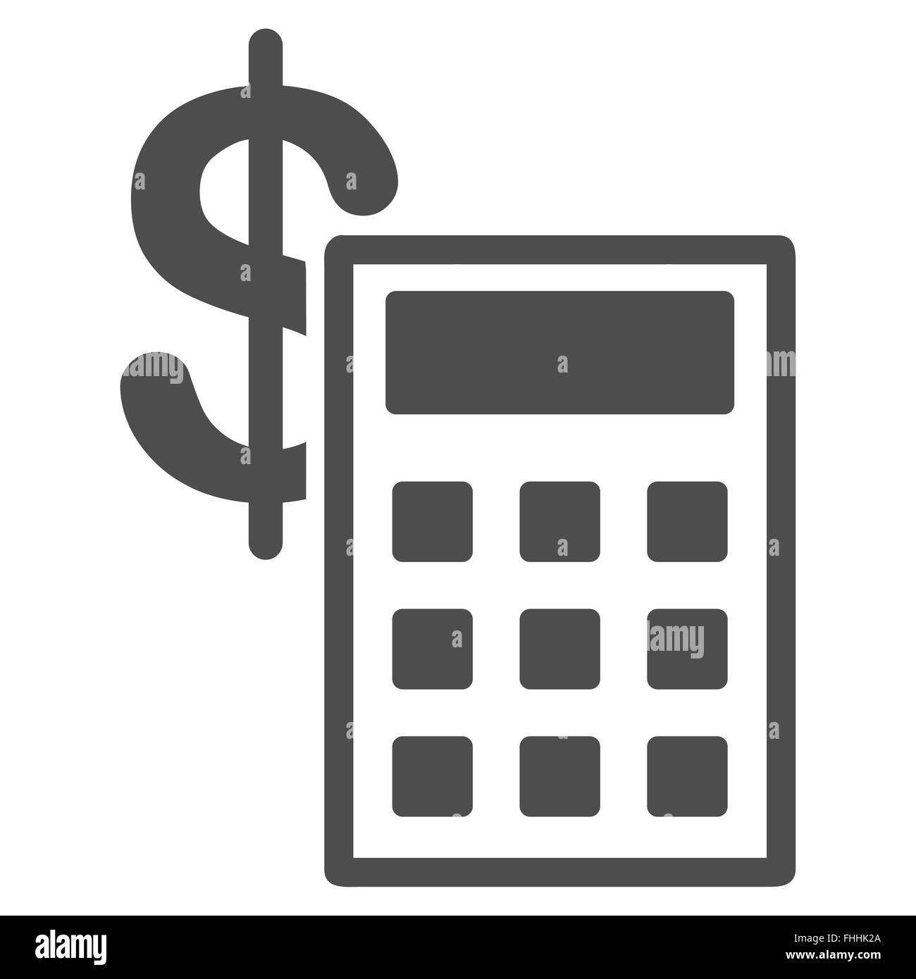 Calculation Icon from Commerce Set Stock Photo - Alamy