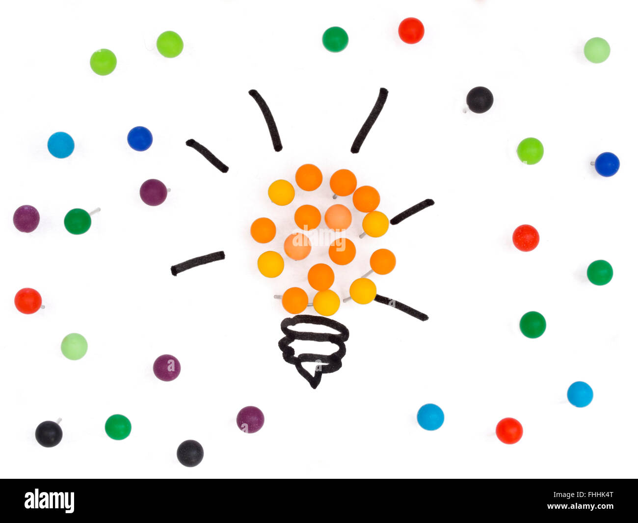 Bright concept idea Cut Out Stock Images & Pictures - Alamy