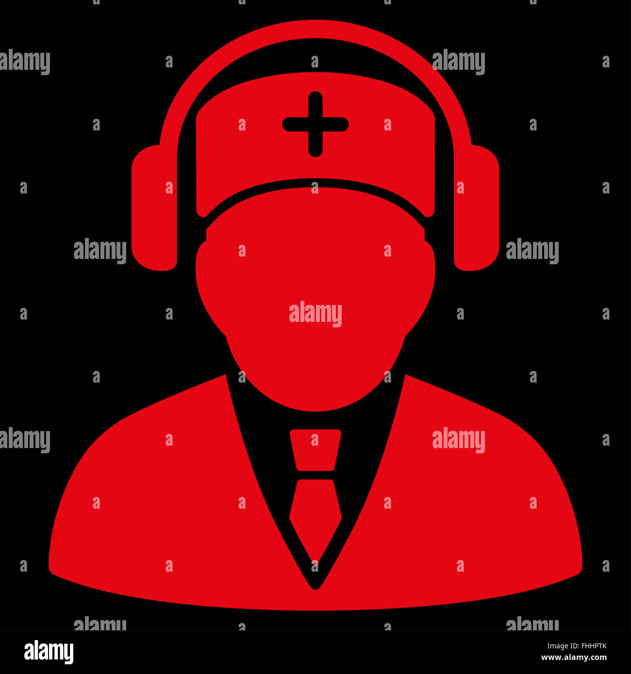 Medical Call Center Icon Stock Photo - Alamy