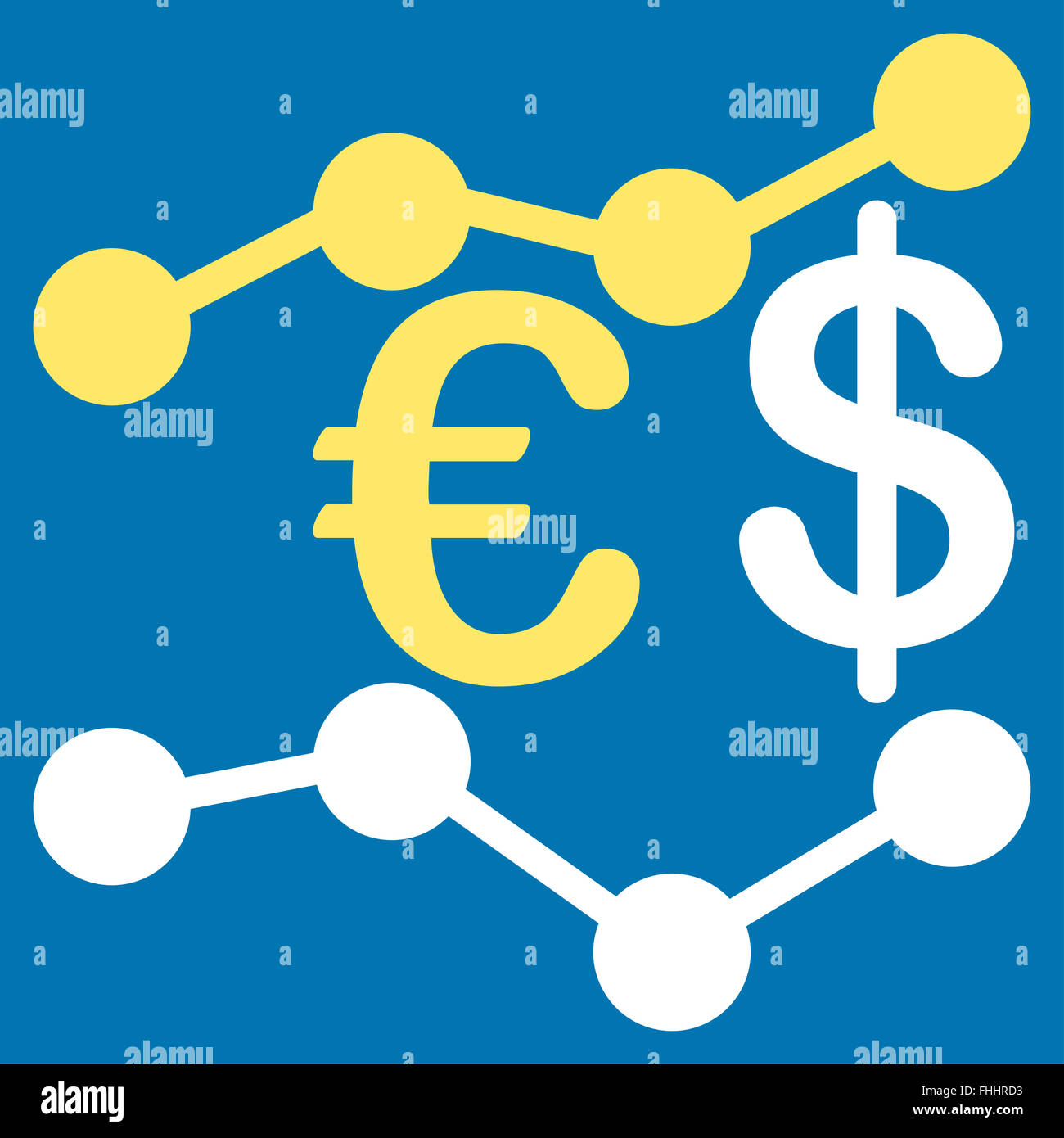 Currency Trends Icon Stock Photo - Alamy