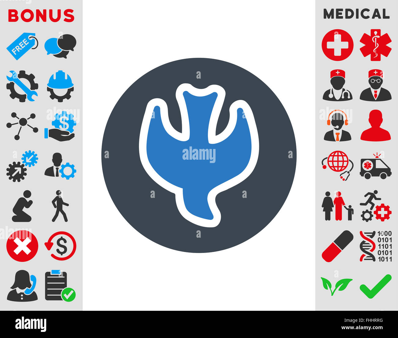 Falling Soul Icon Stock Photo - Alamy