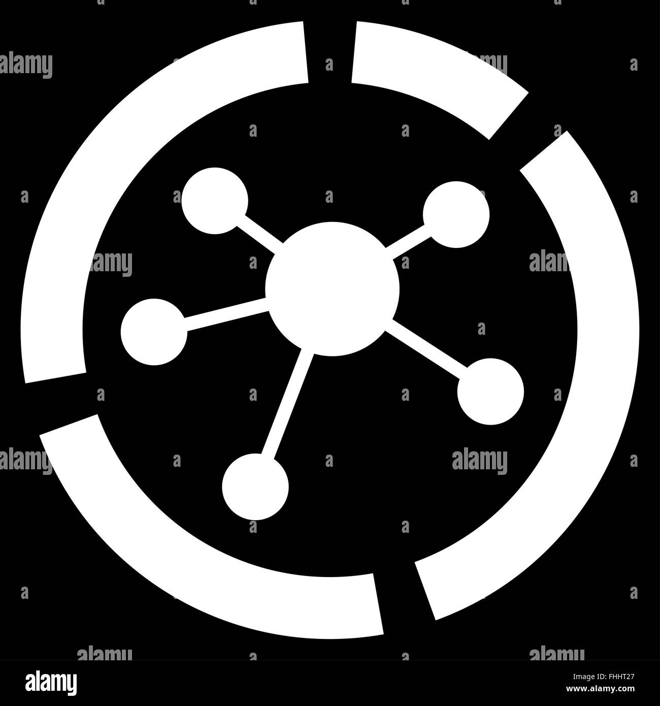 Connections diagram icon Stock Photo - Alamy