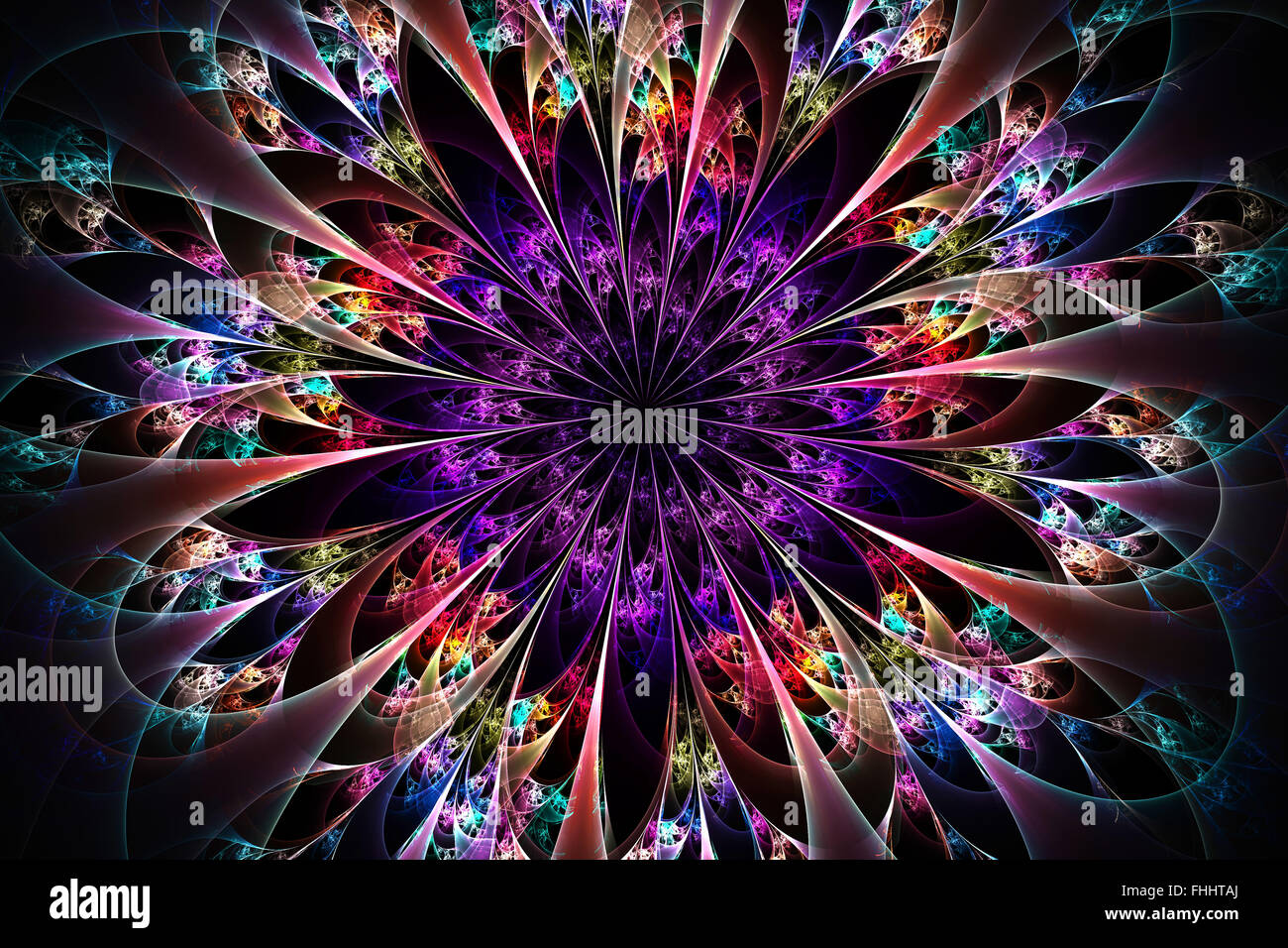 Abstract fractal fantasy pattern and shapes.Fractal artwork for ...