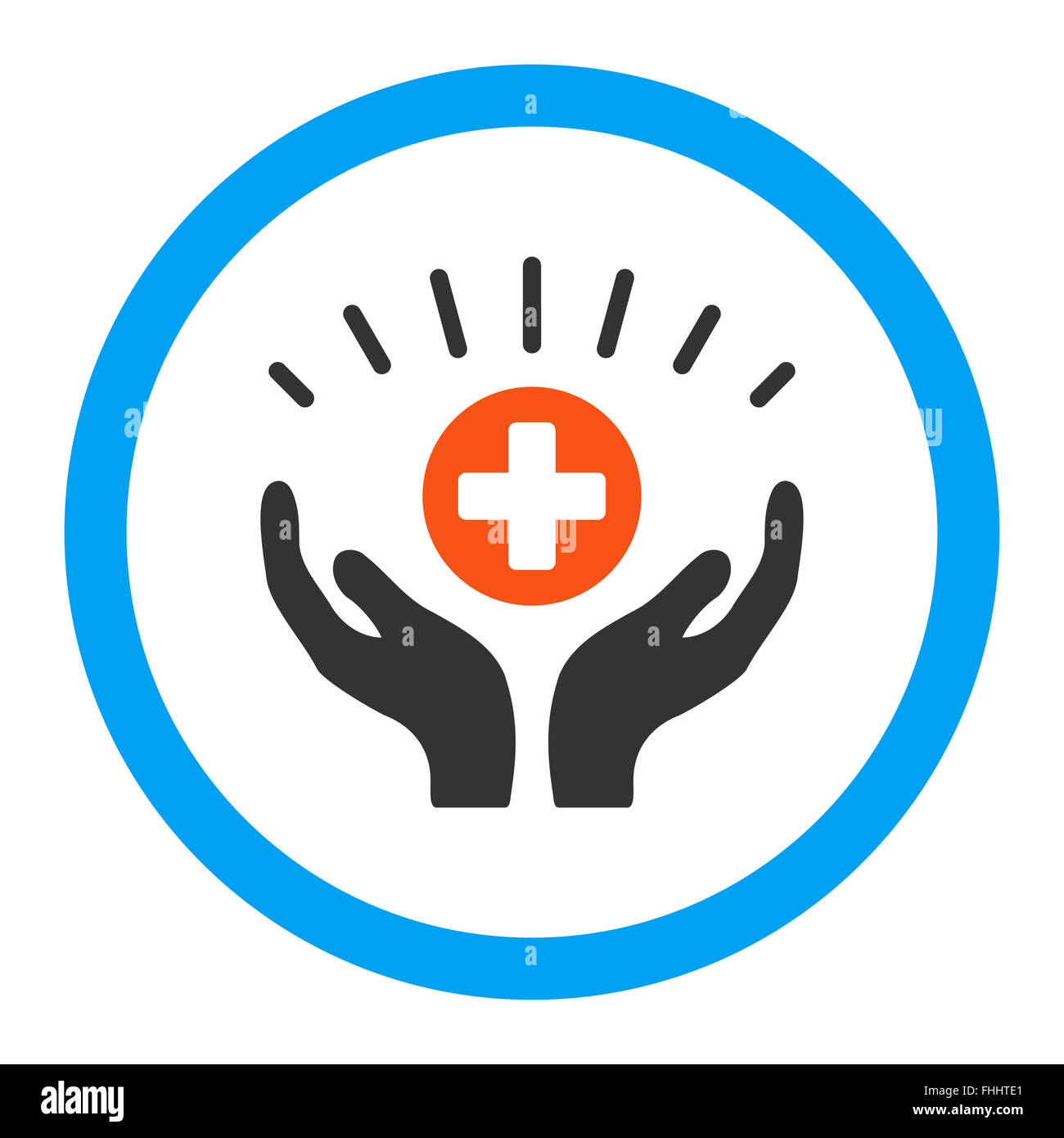 Medical Support Rounded Vector Icon Stock Photo - Alamy