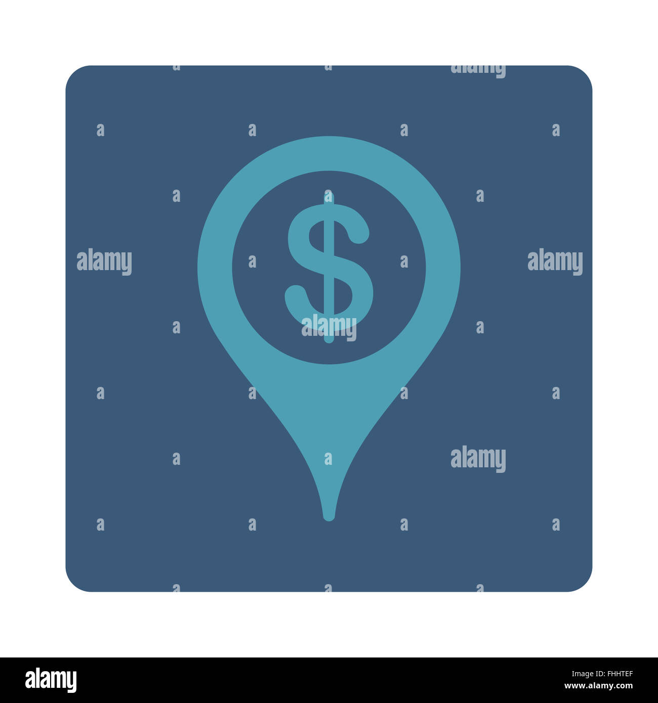 Bank location icon Stock Photo - Alamy