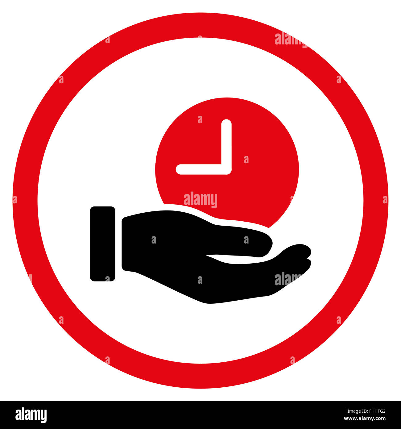 Time Service Icon Stock Photo - Alamy