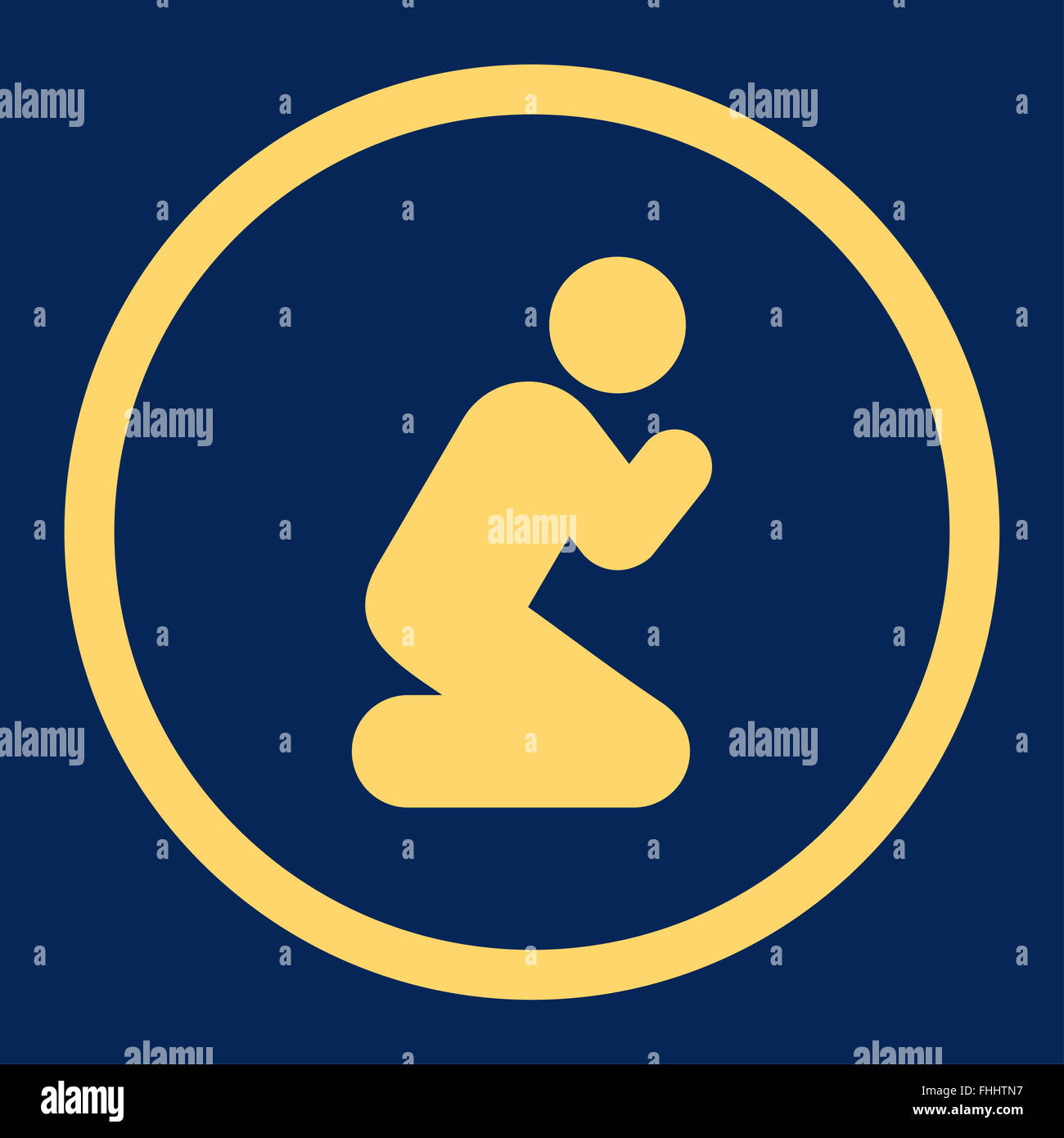 Prayer silhouette spiritual belief profile hi-res stock photography and ...