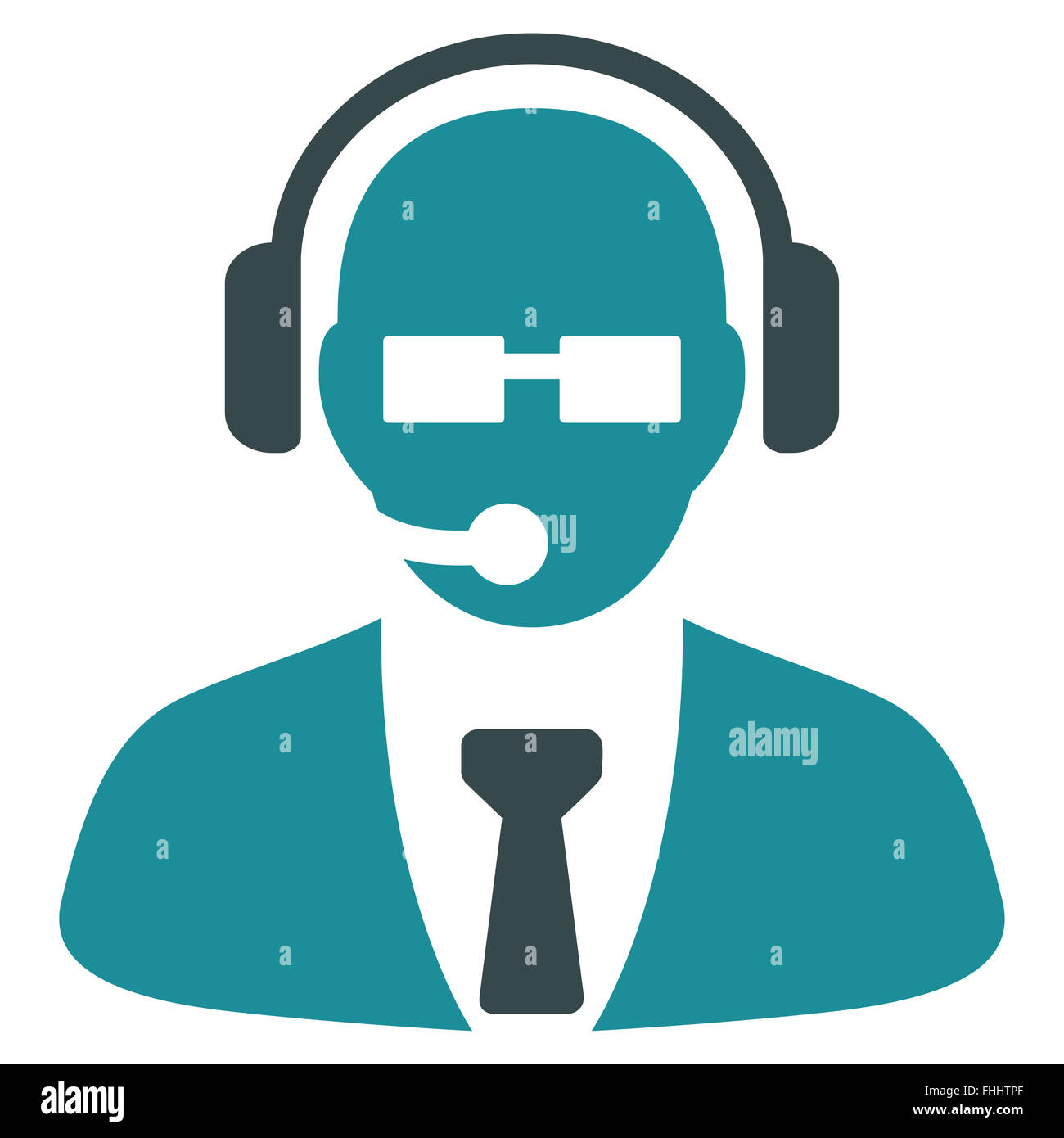 Support Manager Icon Stock Photo - Alamy