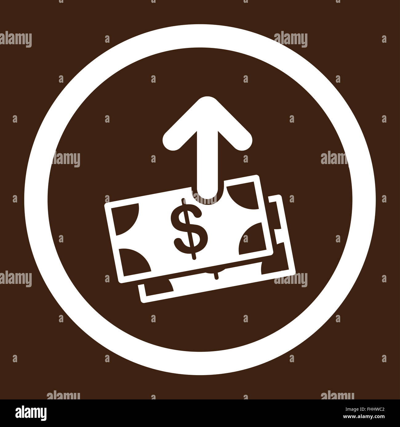 Spend Money Rounded Vector Icon Stock Photo - Alamy