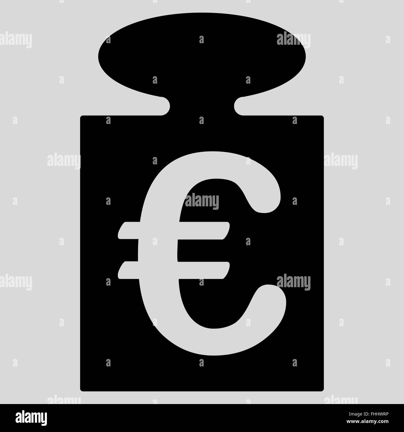 Euro Weight Icon Stock Photo - Alamy
