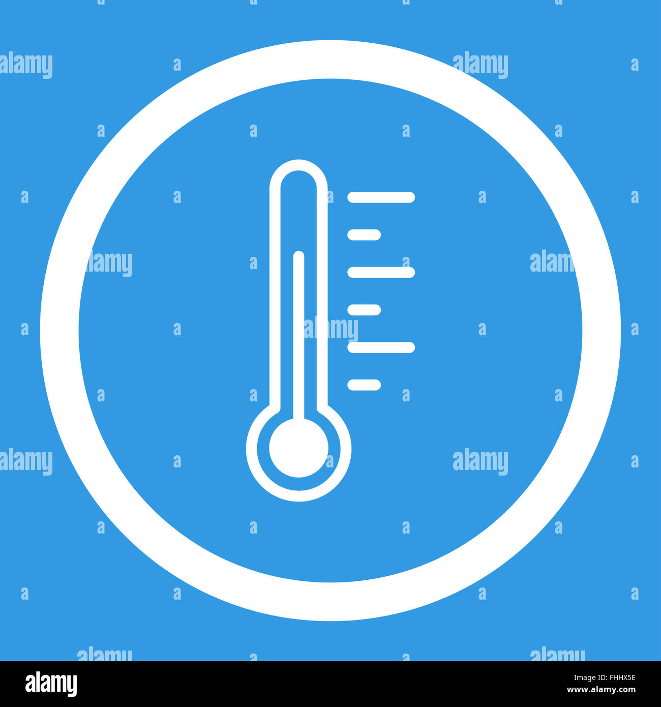 Temperature Level Rounded Vector Icon Stock Photo - Alamy