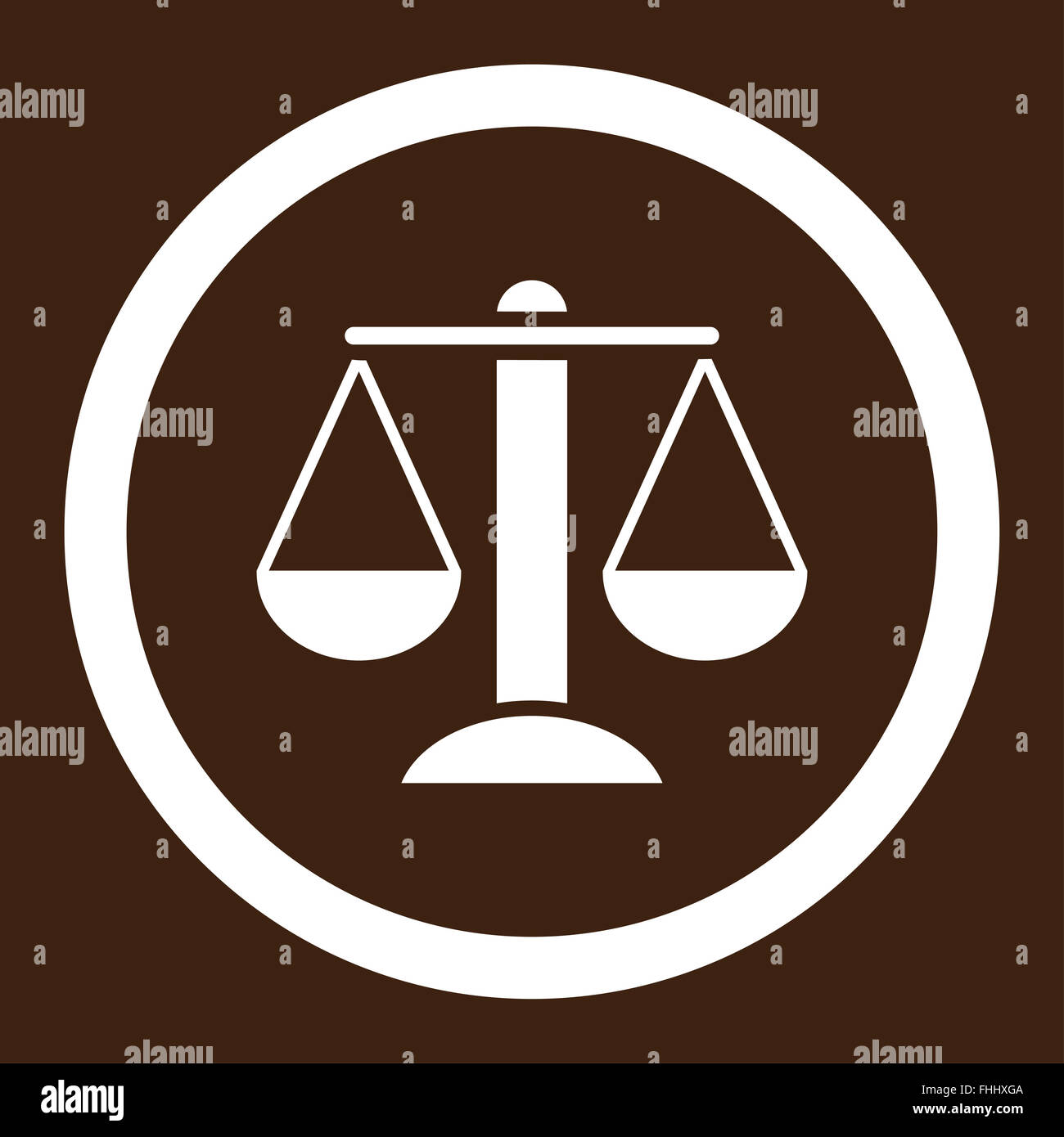 Scales Rounded Vector Icon Stock Photo - Alamy