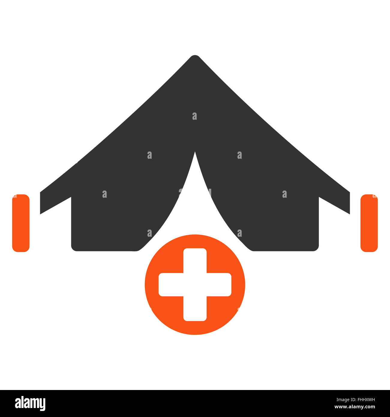 Field Hospital Icon Stock Photo - Alamy