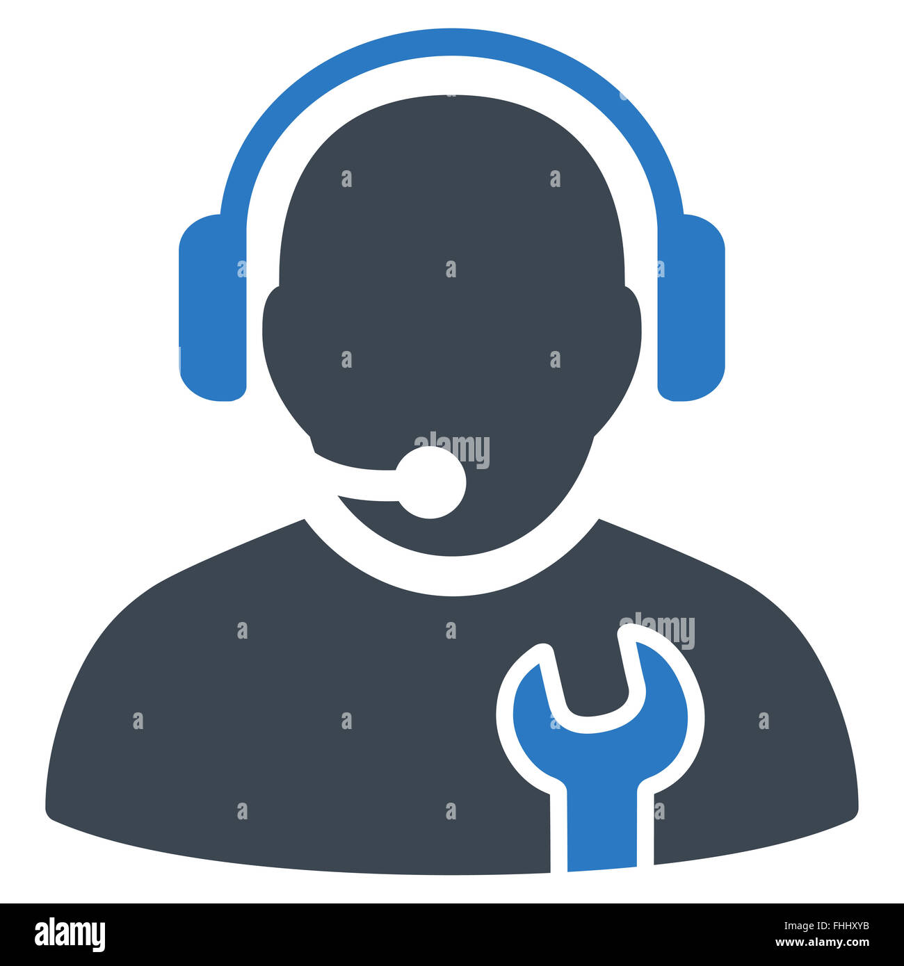 Service Operator Icon Stock Photo - Alamy