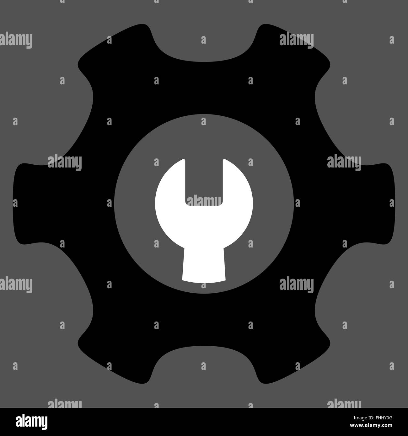 Service Tools Icon Stock Photo - Alamy