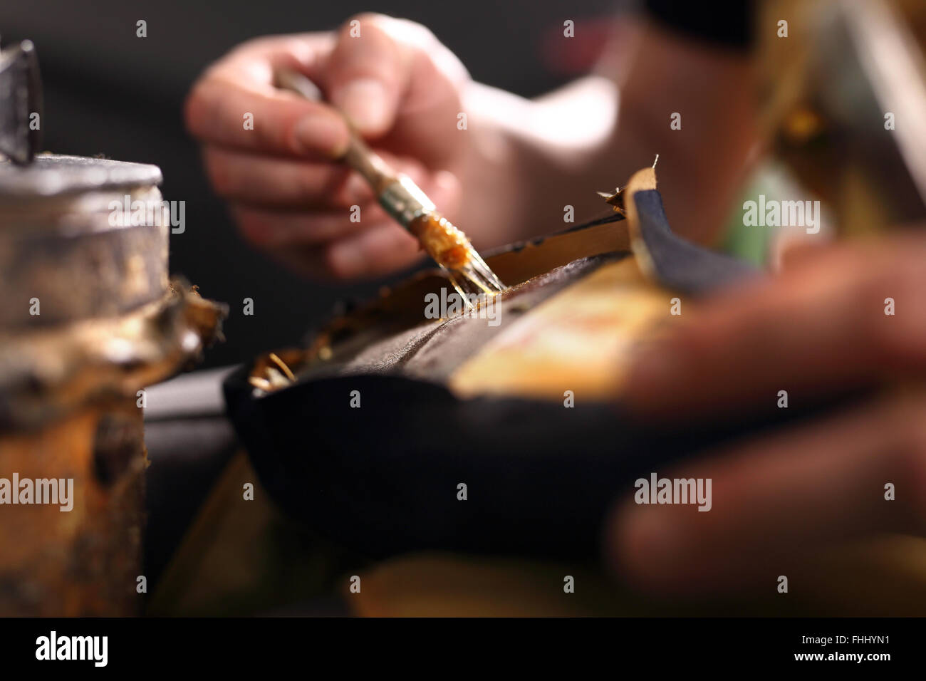 Bonding shoes. Handsewn shoes. Shoes sewn with a cobbler.Elegant but ...