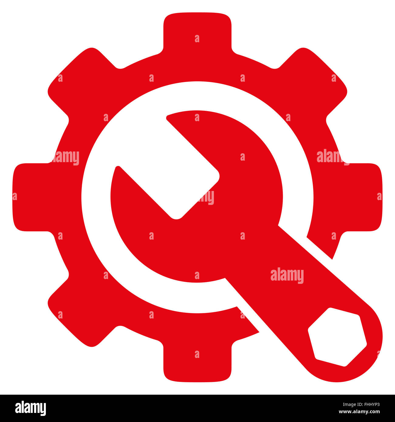 Service Tools Icon Stock Photo - Alamy
