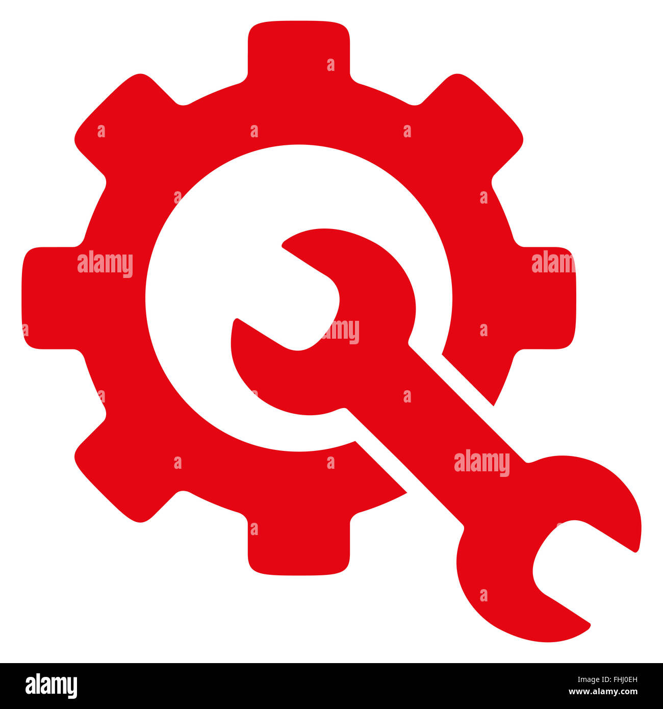 Service Tools Icon Stock Photo - Alamy
