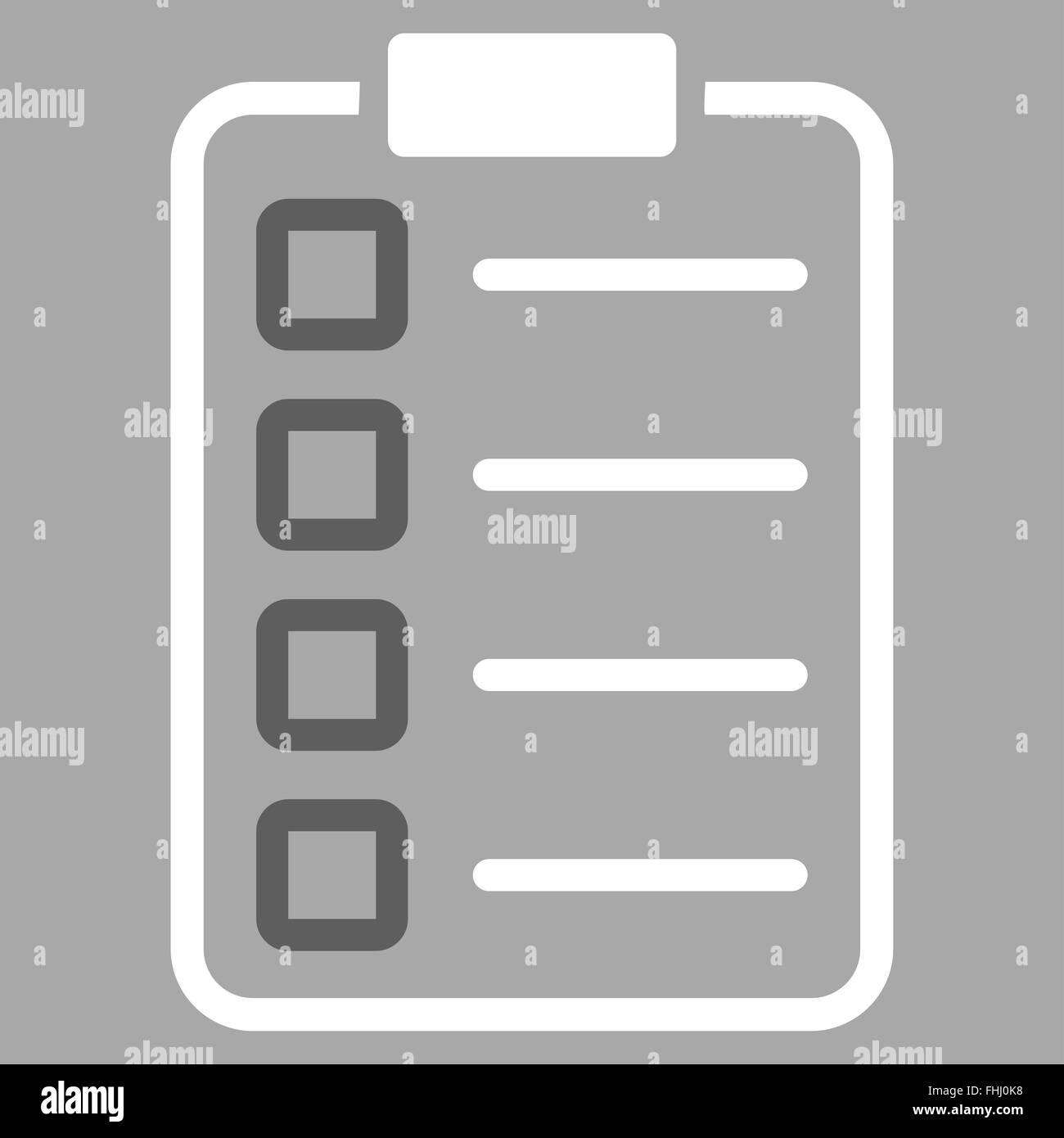 Test Form Vector Icon Stock Photo - Alamy