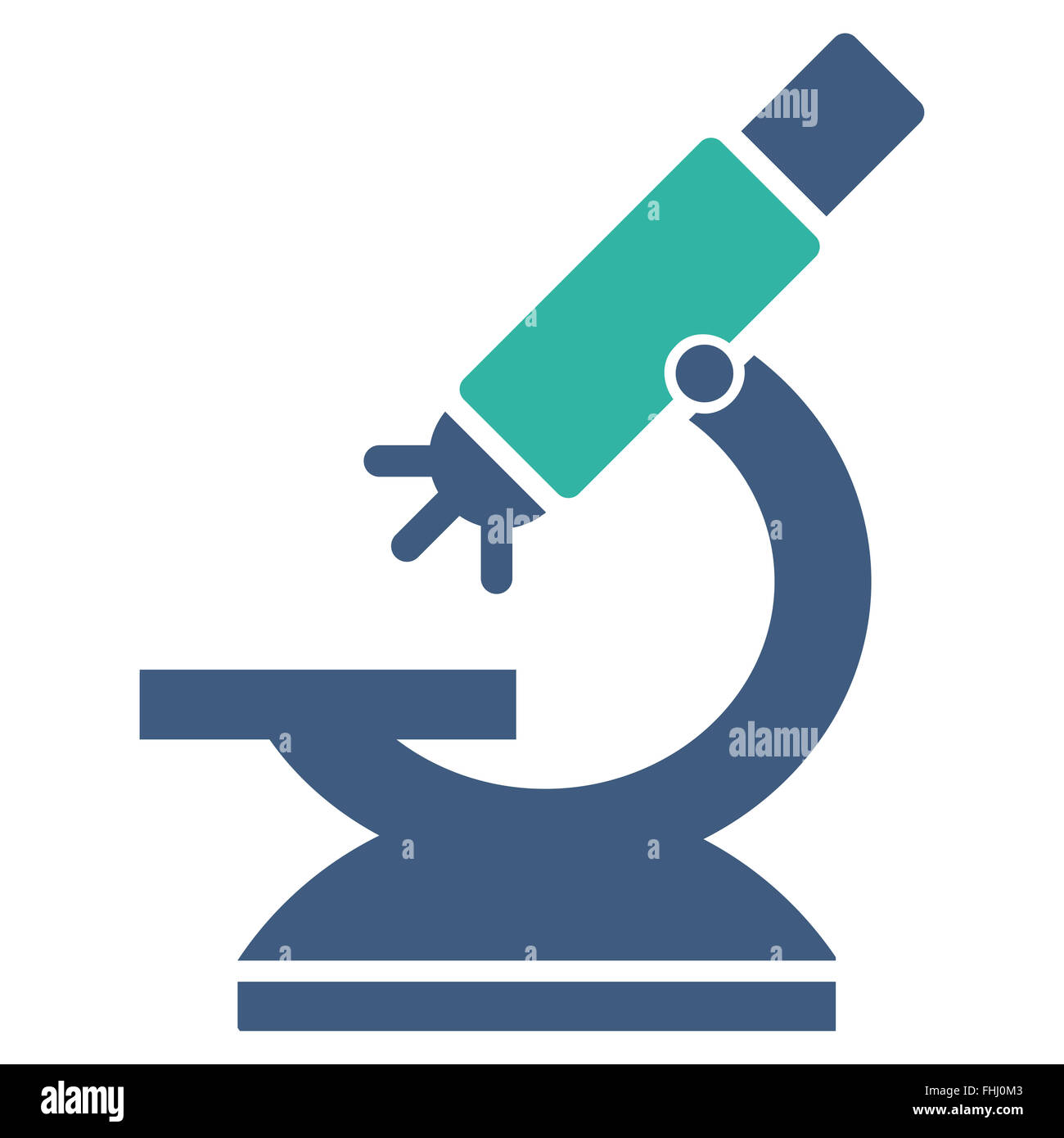 Labs Microscope Icon Stock Photo - Alamy