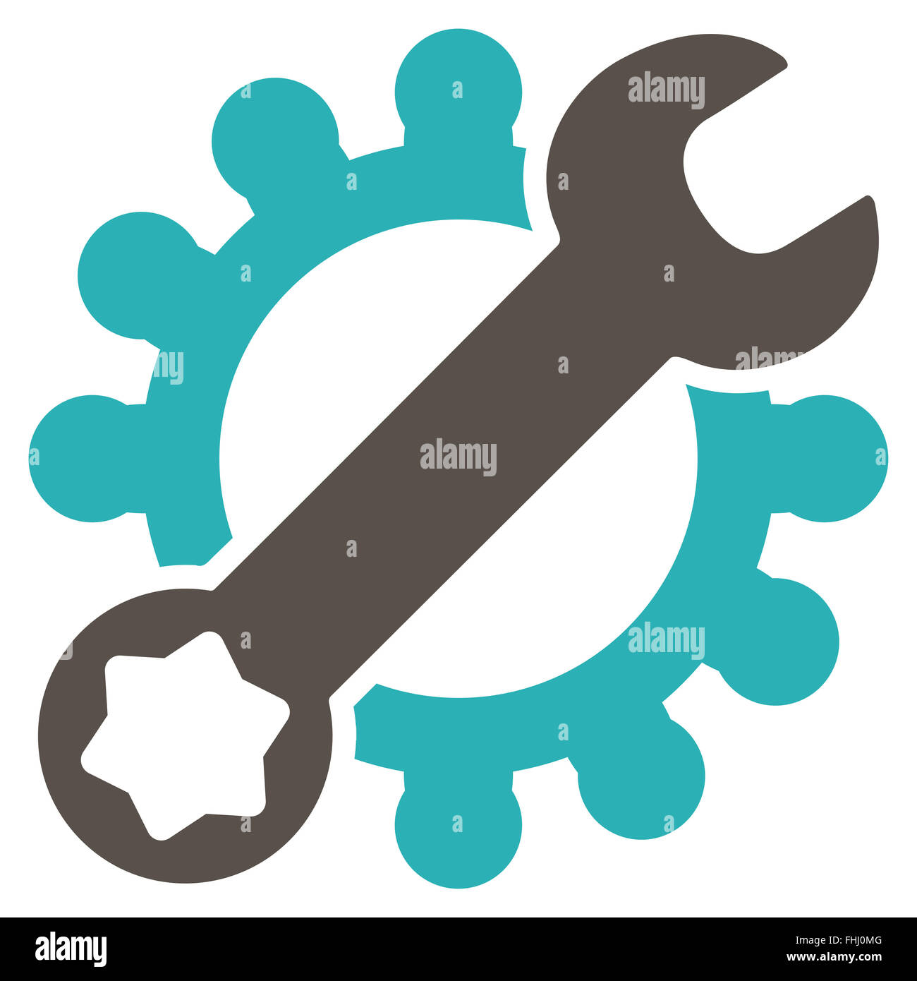 Service Tools Icon Stock Photo - Alamy