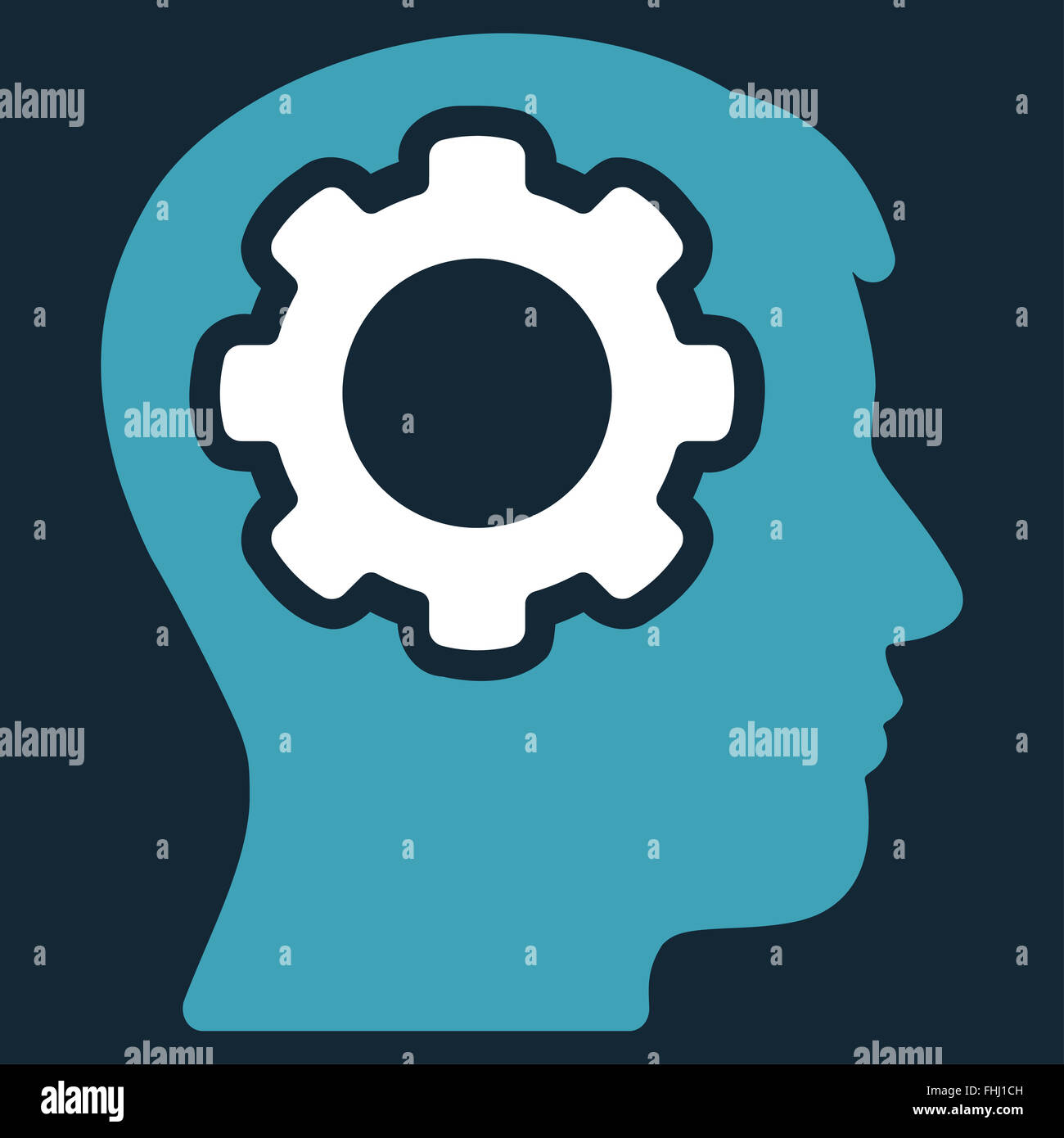 Human Mind Icon Stock Photo - Alamy
