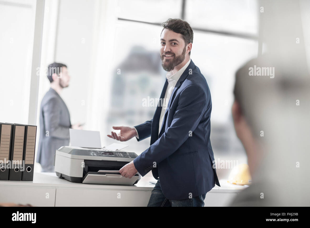 Smart office, printer hi-res stock photography and images - Alamy