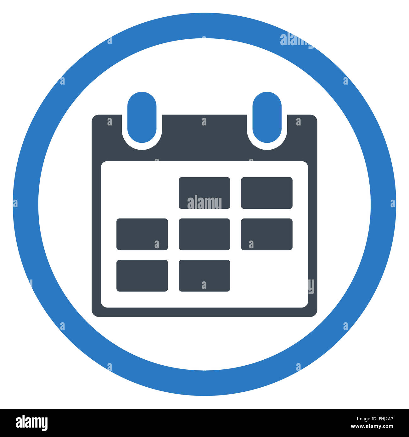 Appointment Flat Icon Stock Photo - Alamy