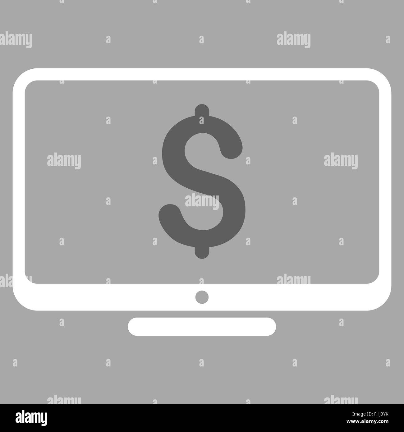 Financial Monitoring Icon Stock Photo - Alamy