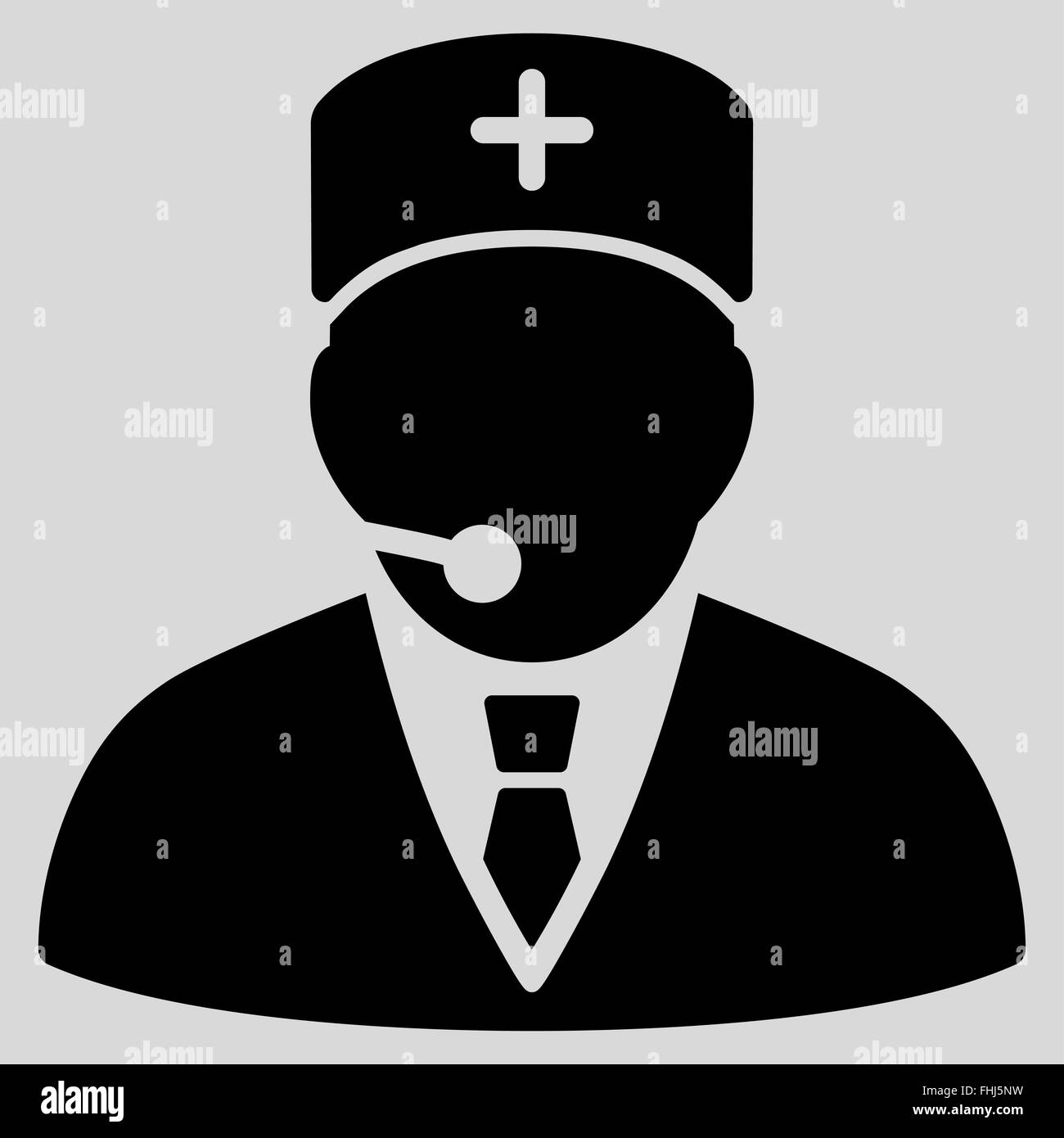 Medical Manager Icon Stock Photo - Alamy