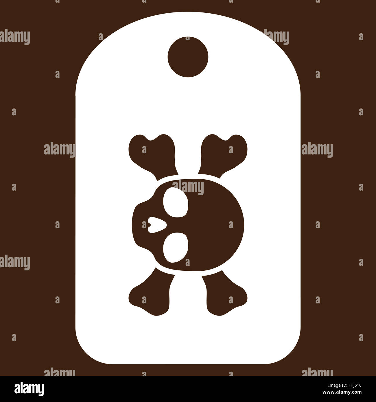 Morgue Mark Icon Stock Photo - Alamy