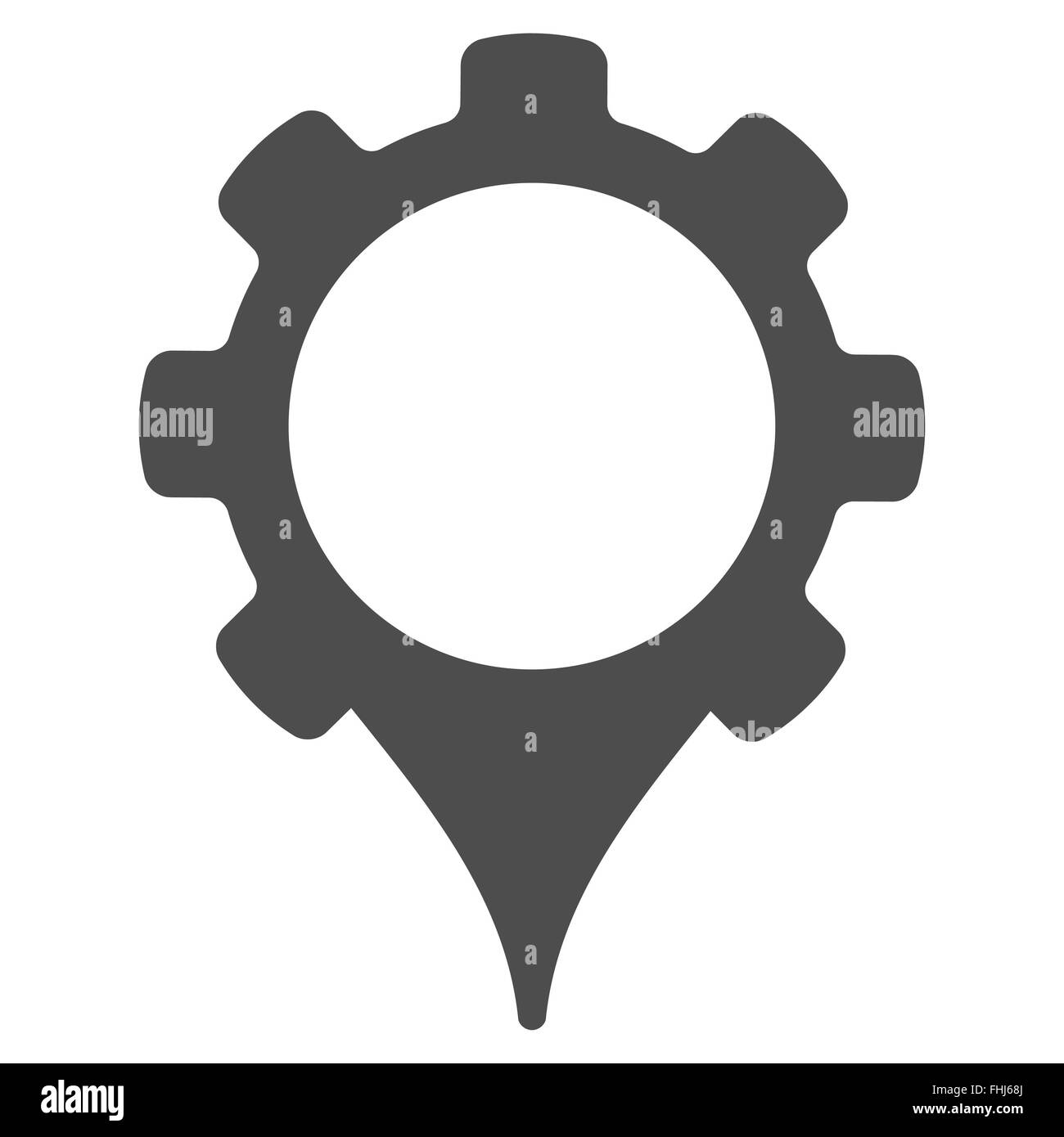 Gps Settings icon Stock Photo - Alamy