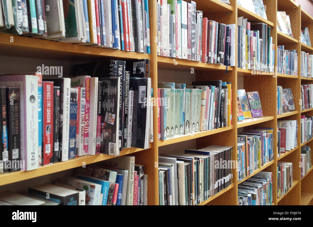 Inside a lending library hi-res stock photography and images - Alamy