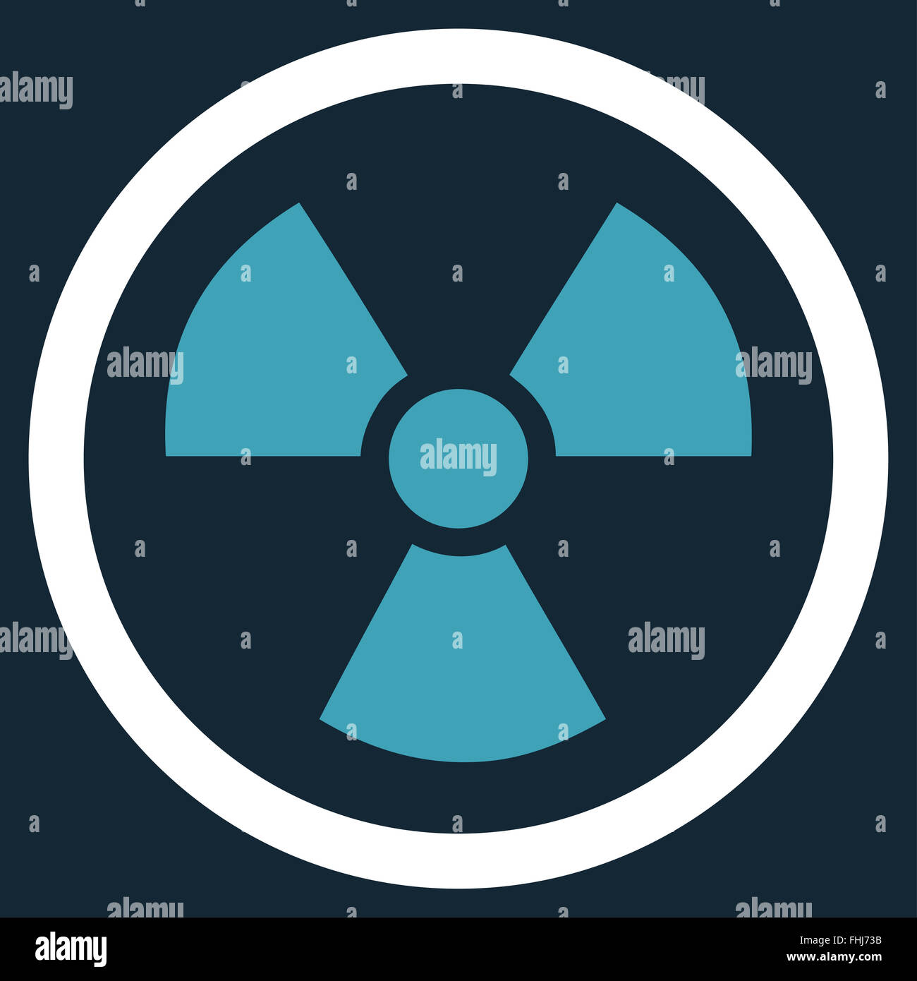 Radiation Danger Icon Stock Photo - Alamy