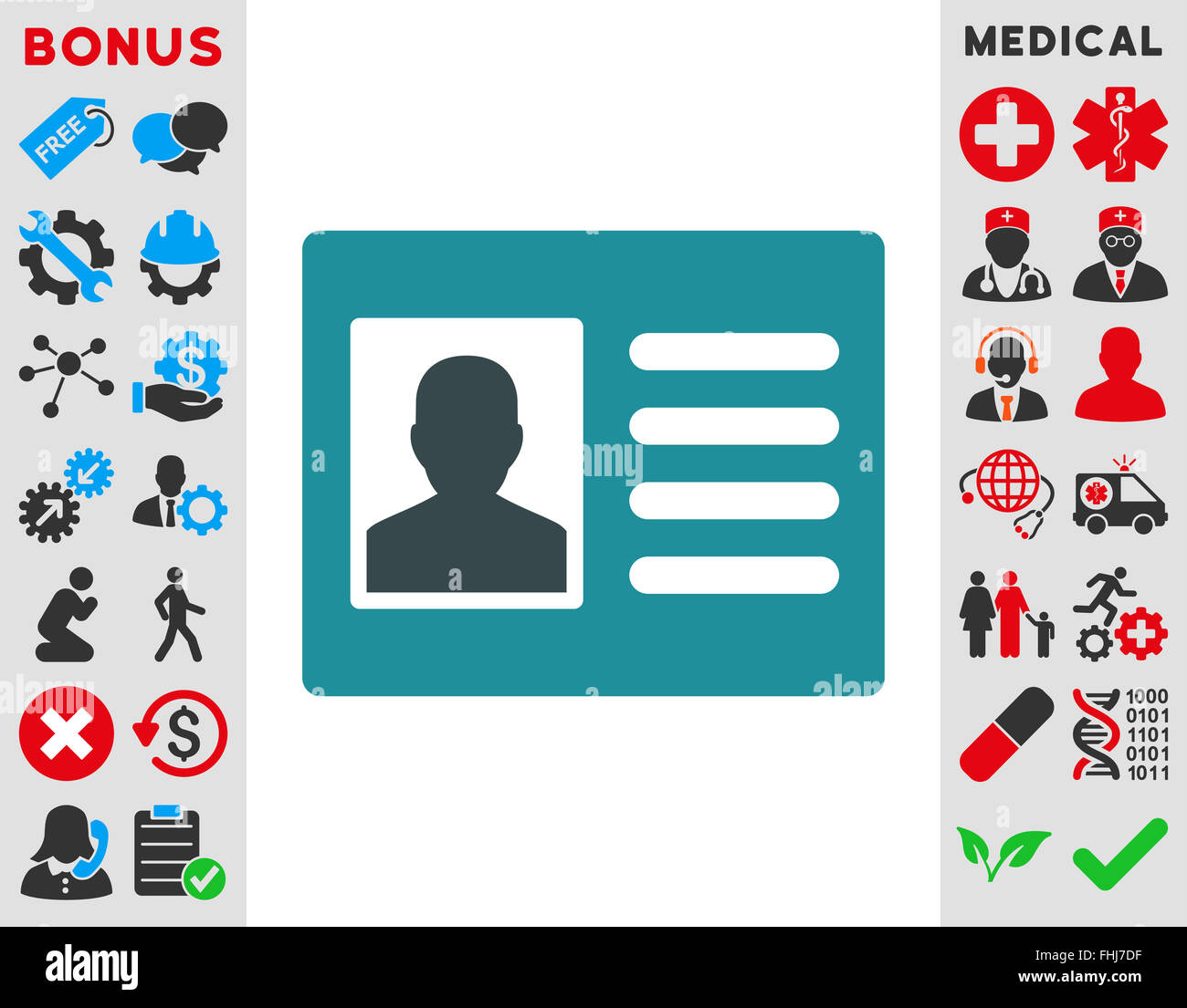 Patient Account Icon Stock Photo - Alamy