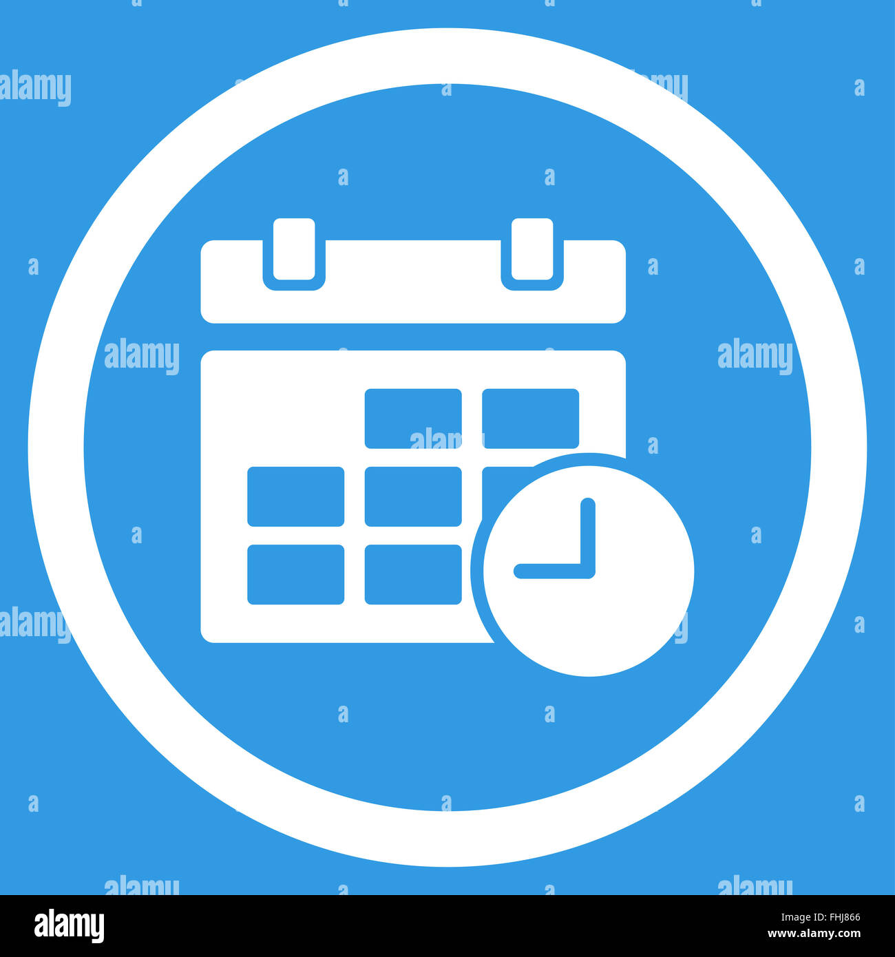 Date And Time Icon Stock Photo - Alamy