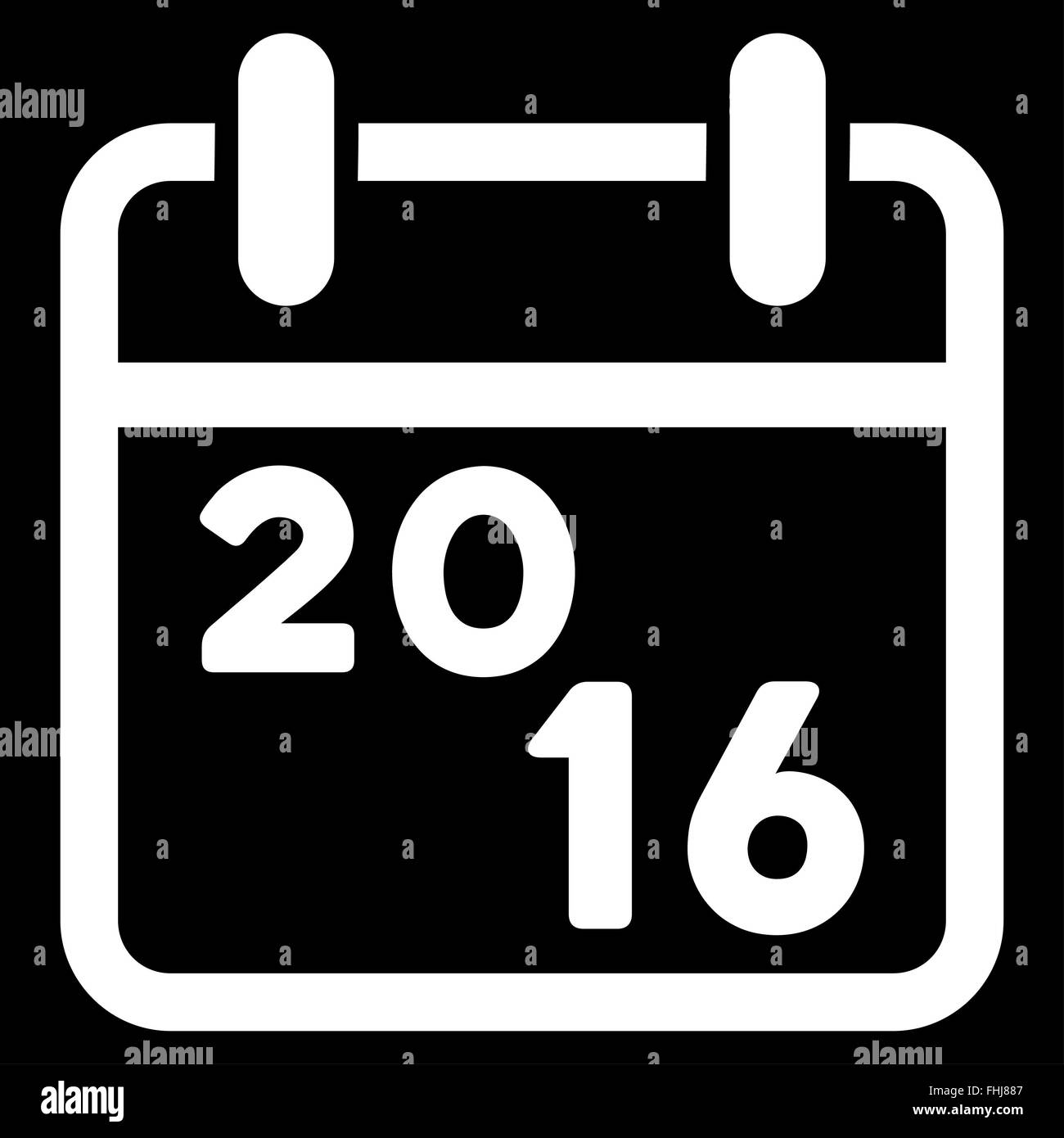 2016 Plan Icon Stock Photo - Alamy