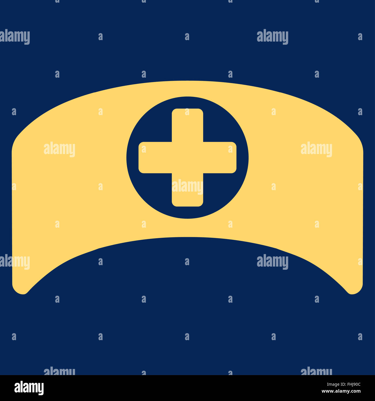 Doctor Cap Icon Stock Photo - Alamy