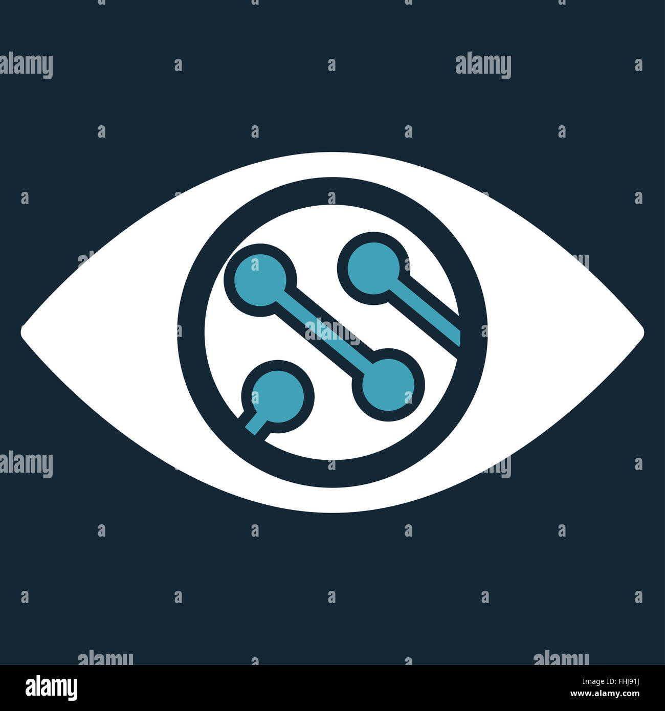 Smart Lens Icon Stock Photo - Alamy