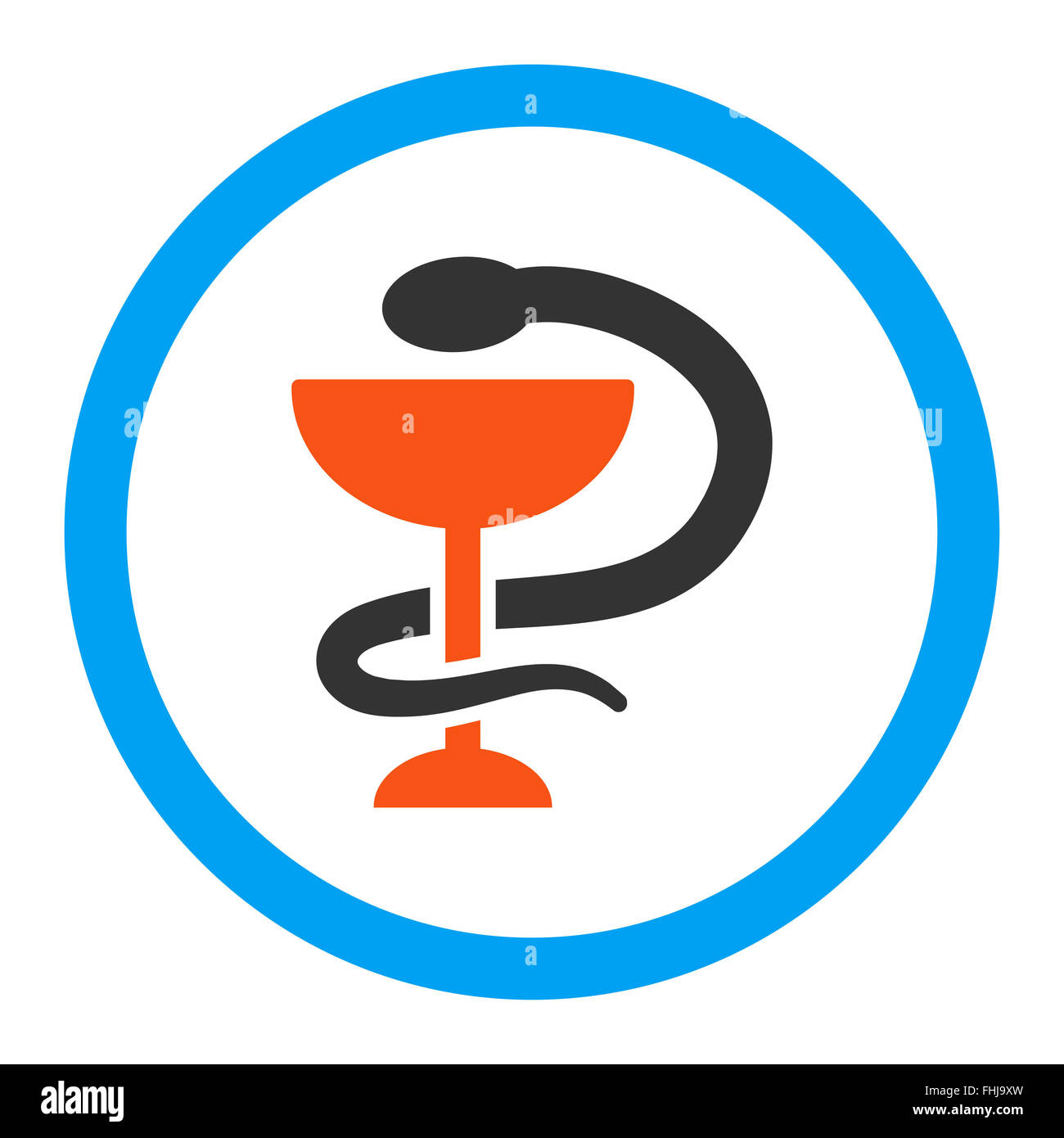 Snake Cup Rounded Glyph Icon Stock Photo - Alamy
