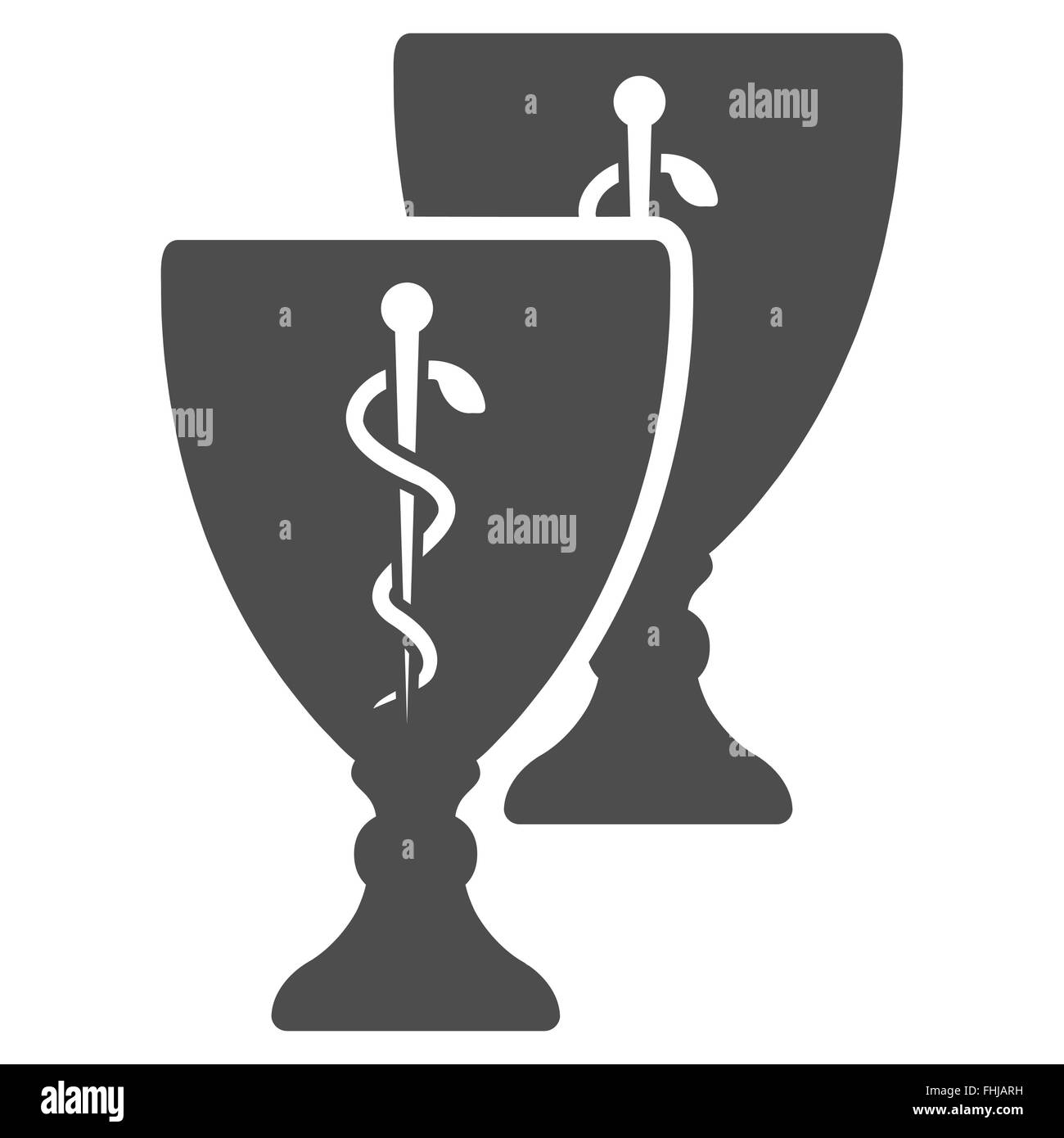 Medical Cups Icon Stock Photo - Alamy